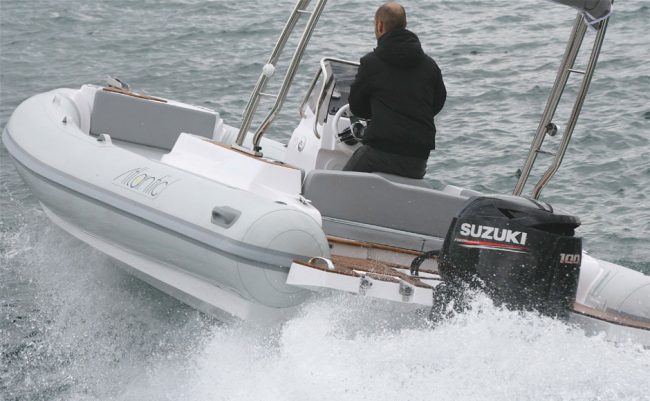 Perché un 100 cv? Il test del Suzuki DF100B con i gommoni Atlantic