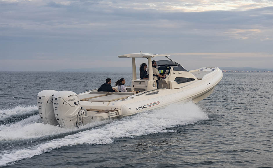 Il multi test degli Yamaha XTO 400 e 450 cv su barche e gommoni